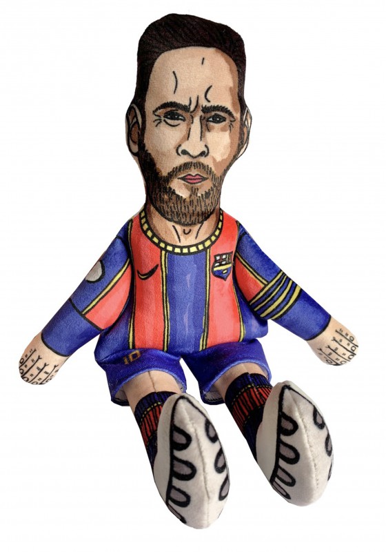 Lionel Messi dog toy, celebrity plush doll, Messi parody dog toy ...