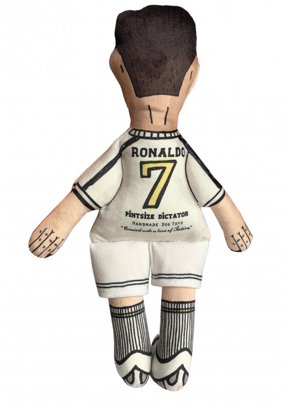 Cristiano Ronaldo dog toy, famous footballer doll, Ronaldo textile doll ...